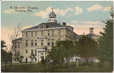 St. Elizabeth's Hospital in Appleton WI Postcard | eBay