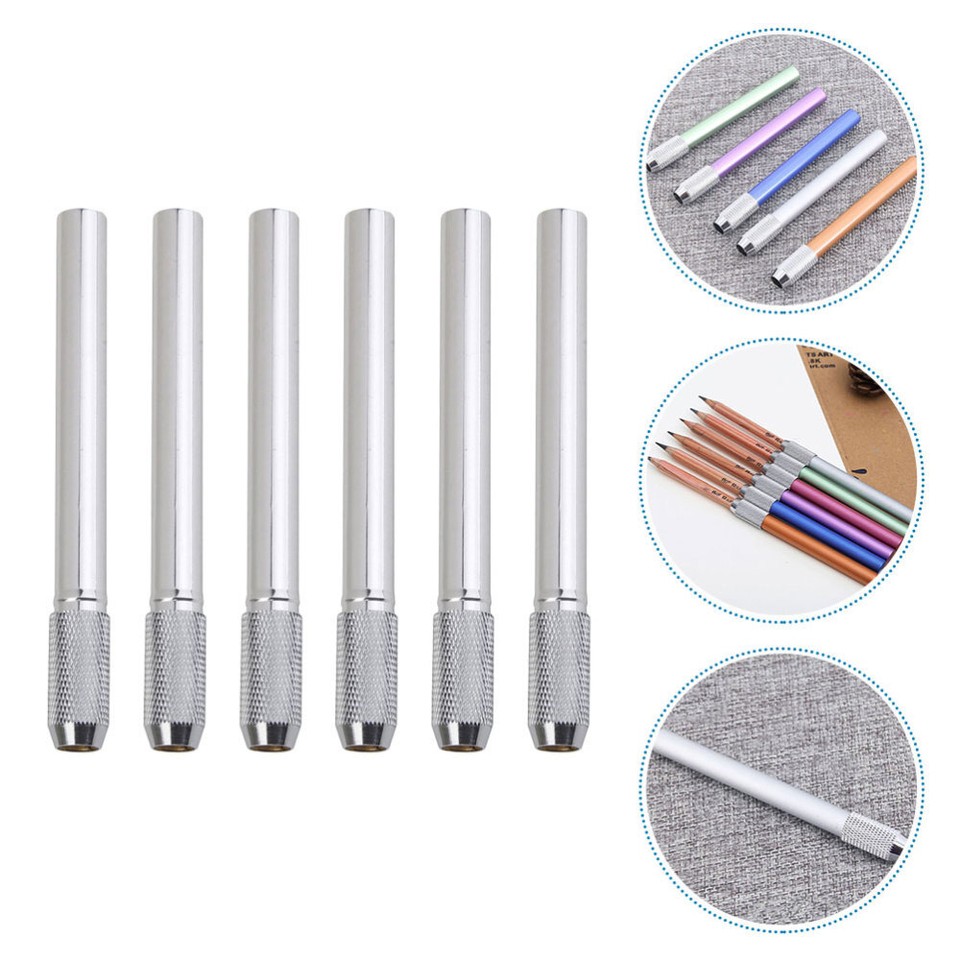 6Pcs pencil lengthener tool colored pencils extender Pencil Extenders ...