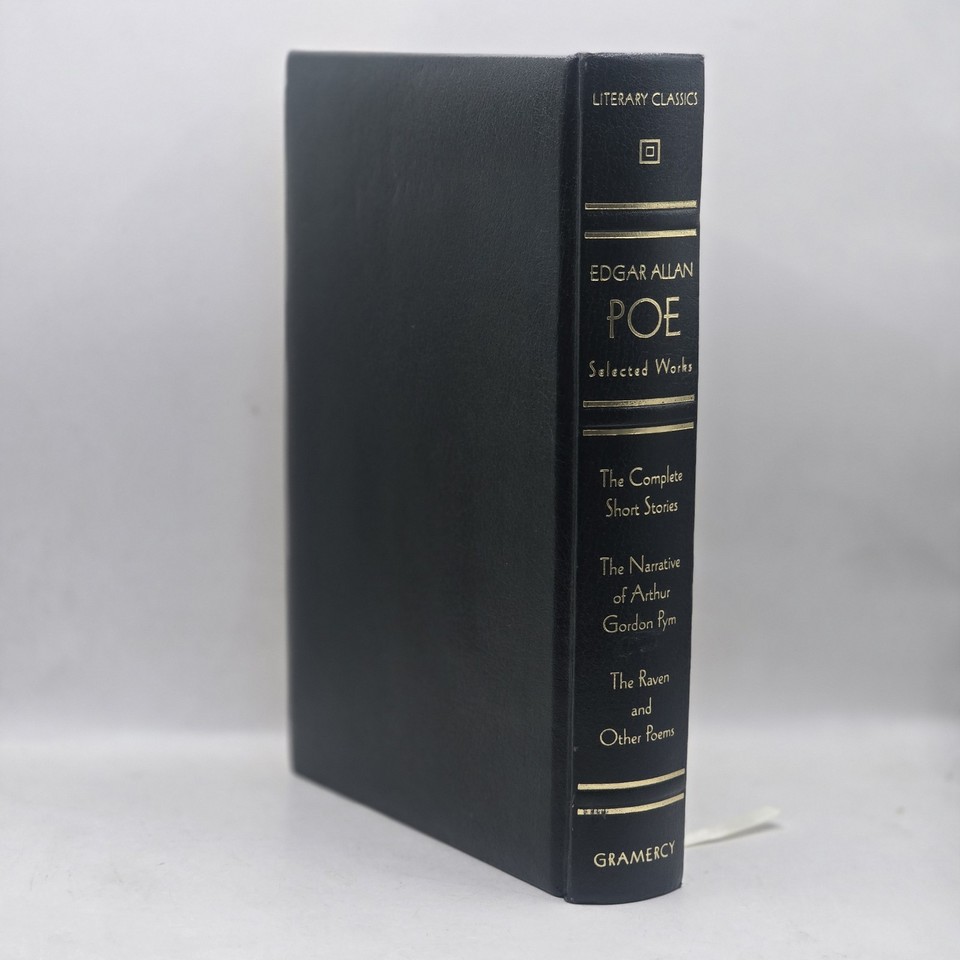 Edgar Allen Poe Selected Works Leather Bound Book 1990 Gramercy Books ...