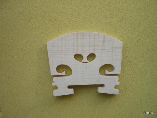 100 PCs Student Grade Violin Bridge 4/4 maple bridges Fiddle parts full ...