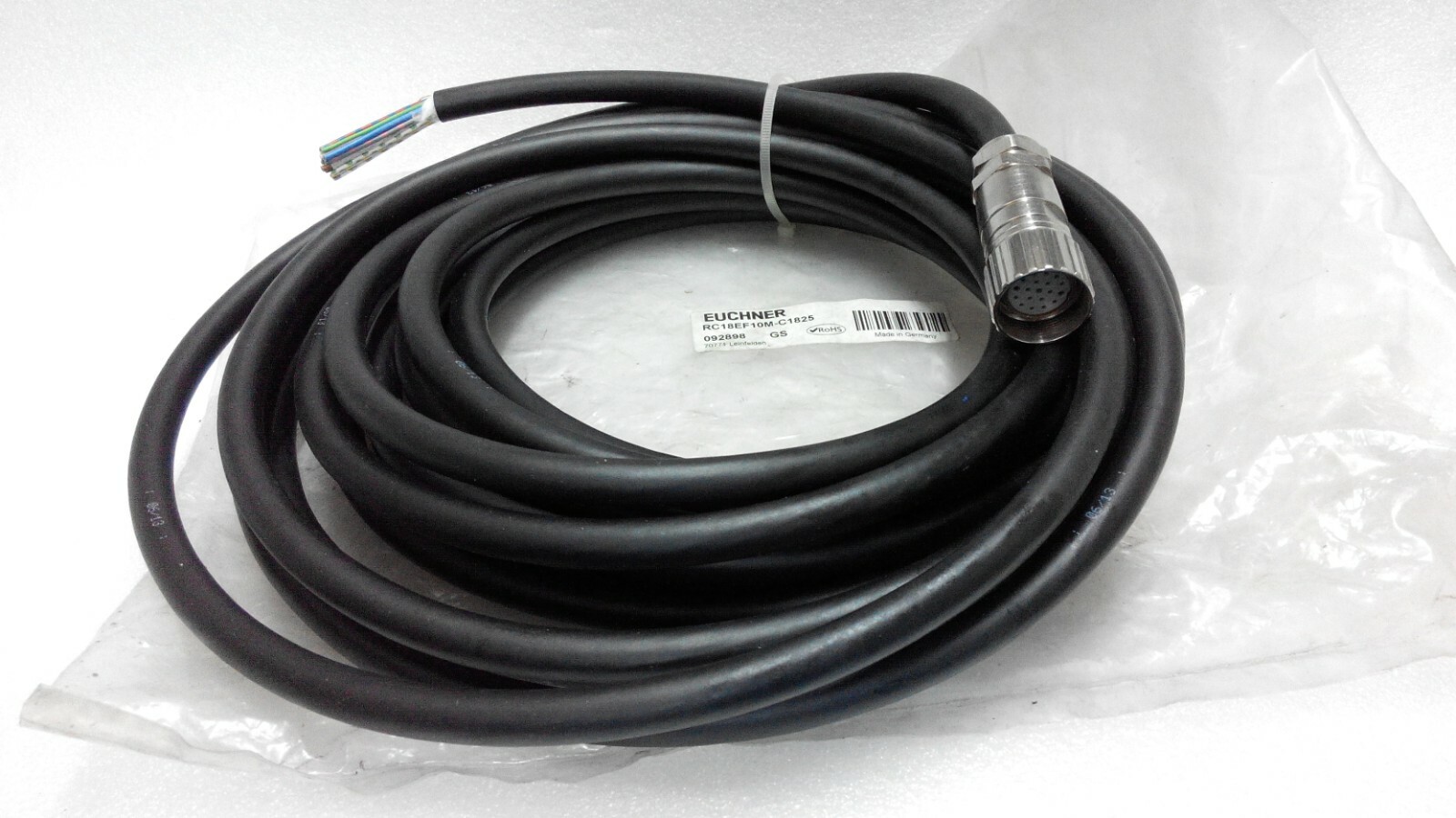 EUCHNER RC18EF10M-C1825 SENSOR CABLE NEW* #293288 for sale online | eBay