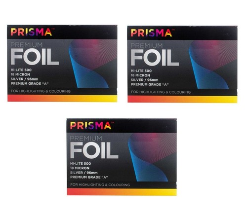 Prisma Premium Foil Silver 500m Pack of 3 | eBay UK
