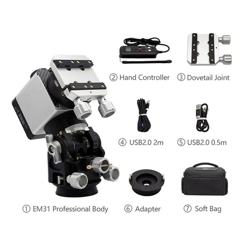 Lightweight EM31Pro Harmonic Equatorial Mount High Load Capacity Multi ...