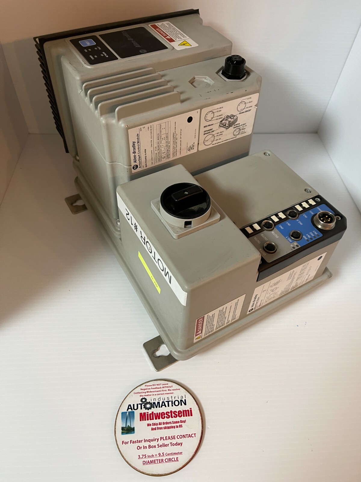 AB 280D-FN-10-C SER C + 284D-FVD4P0Z-10-RRN SER C ARMORSTART CONTROL ...