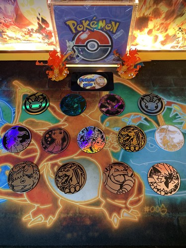 Large Pokemon TCG Coins - Pick Your Coins, Charizard, Eeveelutions ...