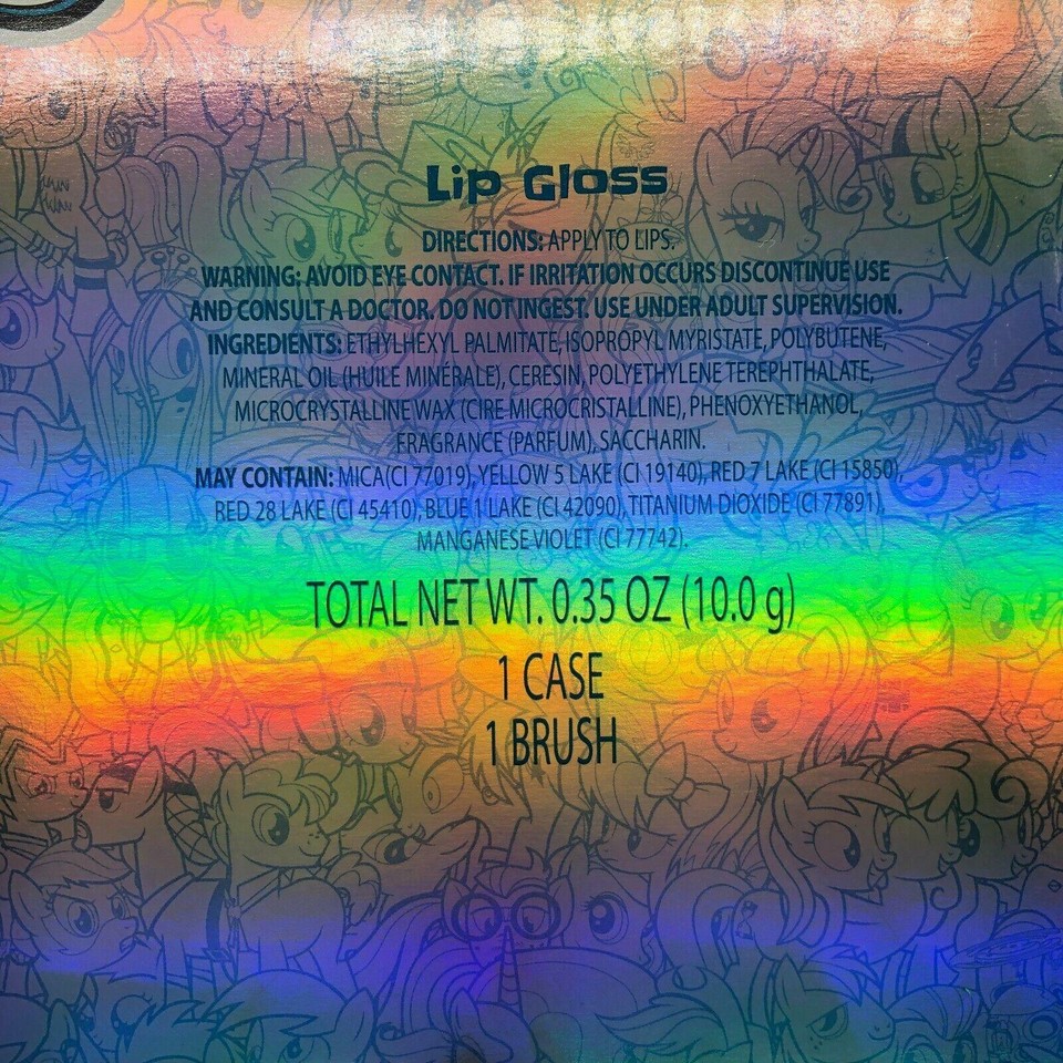 Townley My Little Pony Lip Gloss Cell Phone Compact Cosmetic Set Kids ...