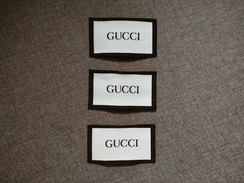 Replacement GUCCI Clothing Designer TAG LABEL Sewing LOT 3 or 5 FAST ...