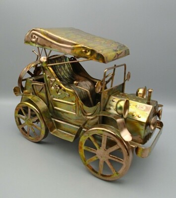 Berkeley Designs Copper Car Music Box Roof Moves Up Down Plays De ...
