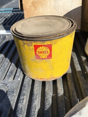 Vintage Shell Aeroshell Grease Can | eBay