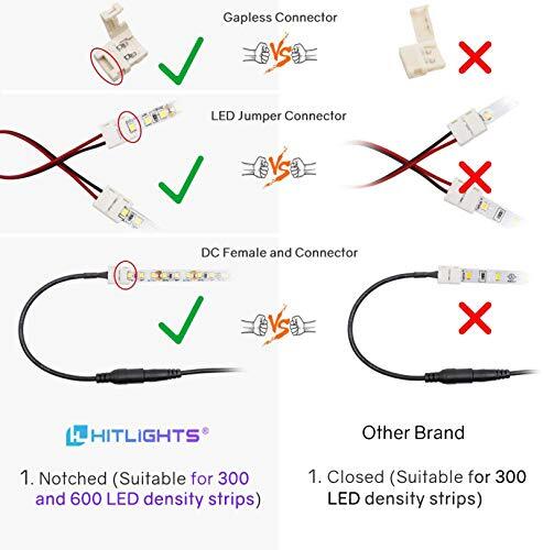 Led Strip Connector 2pin 8mm Led Connector Kit Include Solderless ...