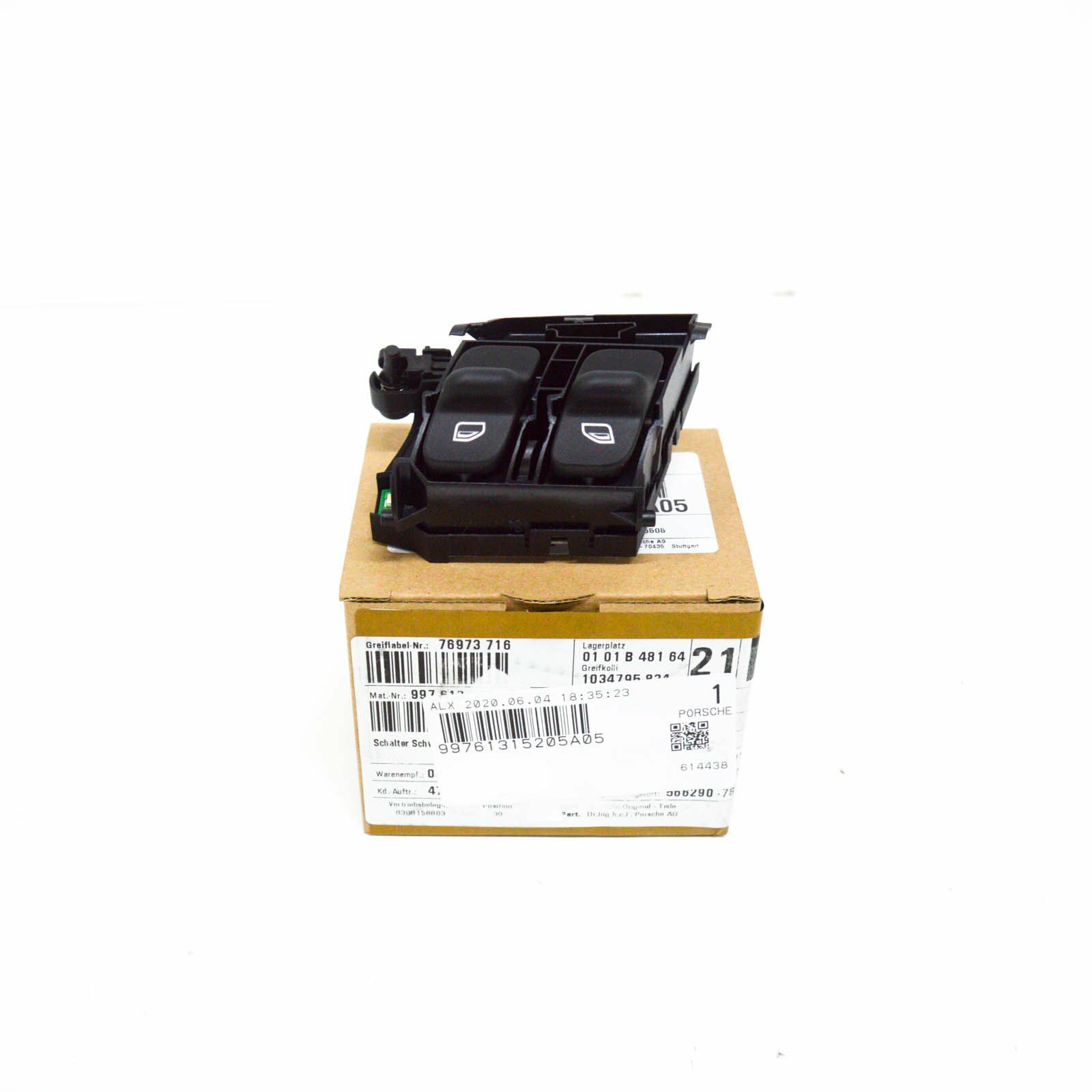 PORSCHE 911 997 Driver Side Window Switch RHD 99761315205A05 New ...