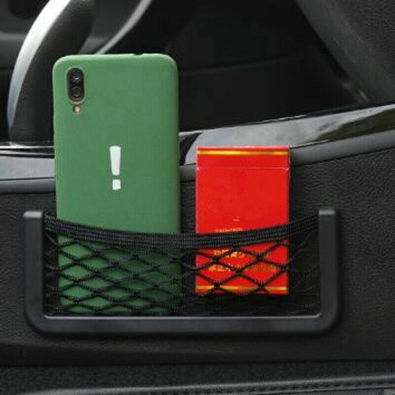 2pcs Car Van Truck Net Mesh Storage Bag Pocket Organiser Holder Phone ...