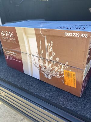 Home Decorators Collection Hetcherson 5-Light Chrome Pendant | eBay