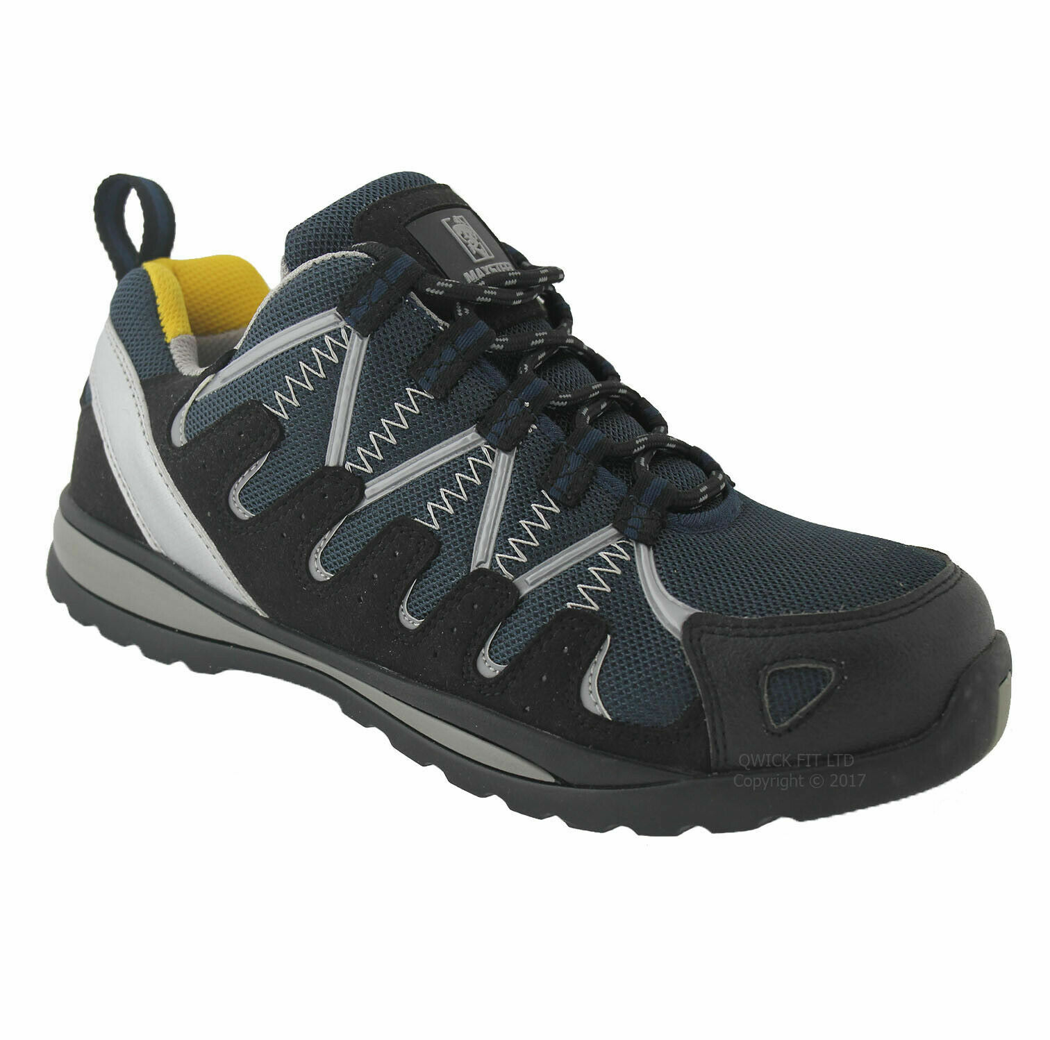 MENS MAXSTEEL SAFETY TRAINERS SHOES ANKLE BOOTS WORK STEEL TOE CAP ...