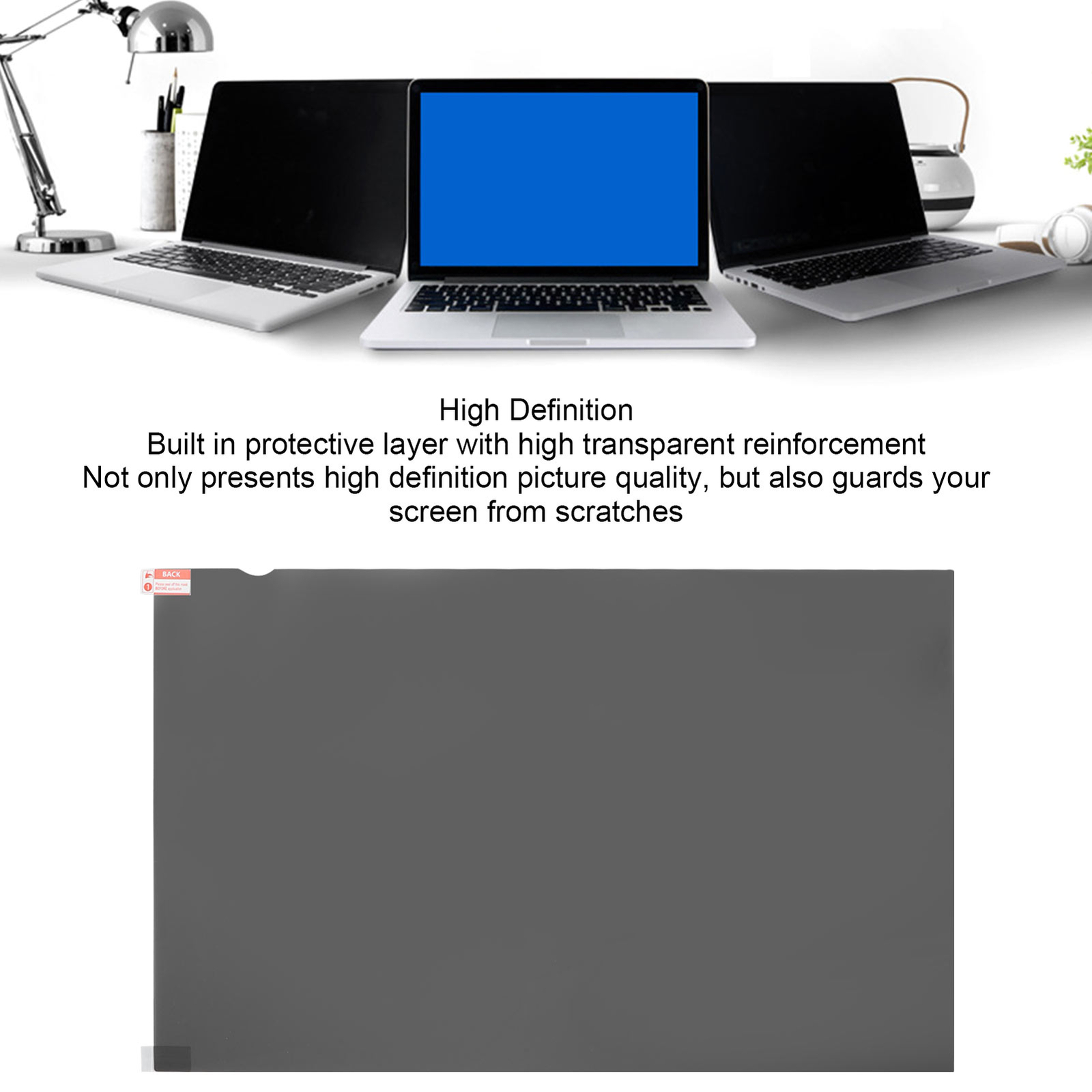 24 Inch Computer Private Screen Removable Prevent Blue Light Glaring ...