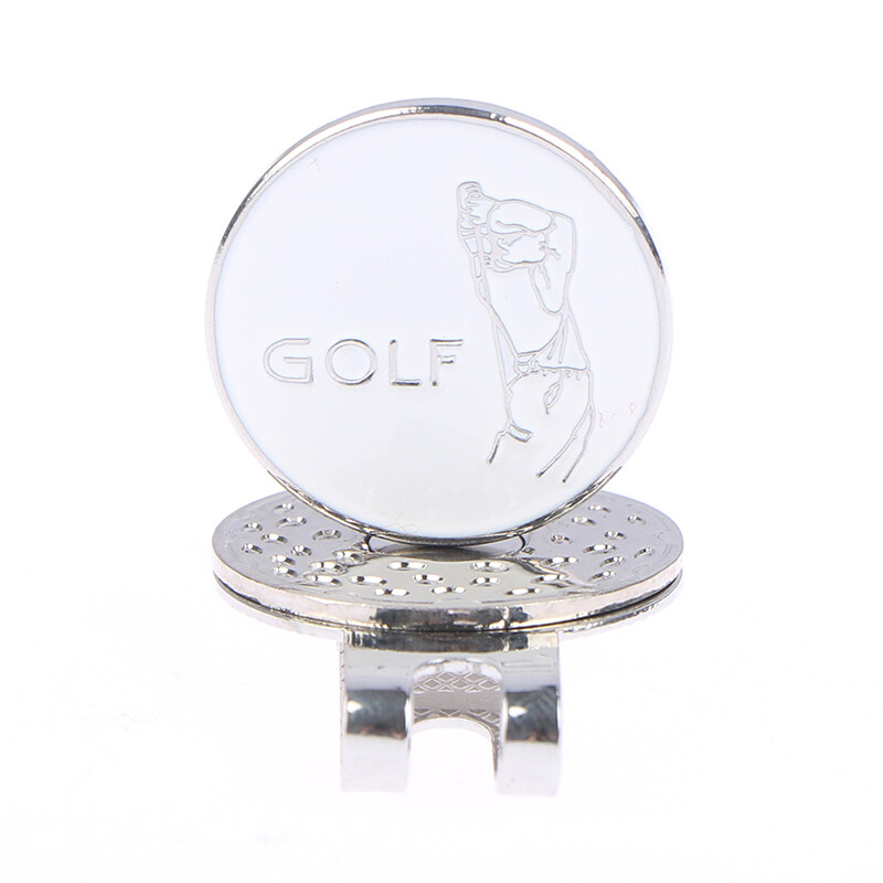 1Pc GOLF Cap Clips Golf Ball Markers Hat Clip Training Accessor-jl Bt ...