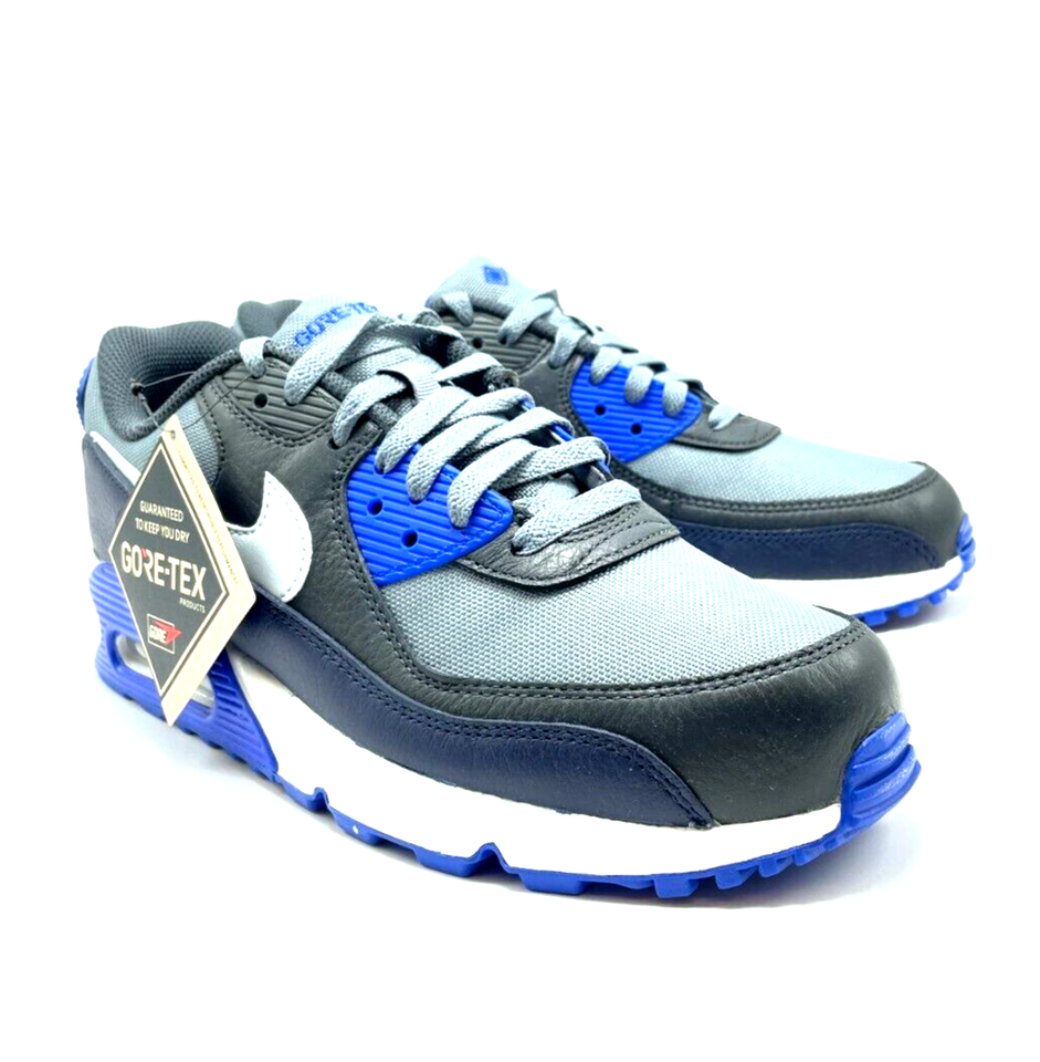 *NEW* MEN Nike AIR MAX 90 GORE TEX RACER BLUE/COOL GREY (FD5810 003) 👍 ...