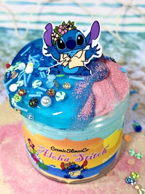 Aloha Stitch Cloud Slime ~ Stretchy~ Scented~ Slime Shops~ ASMR | eBay