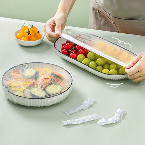 100pcs Fresh-keeping Bag Thickened Retain Freshness Elastic Band Fruit ...