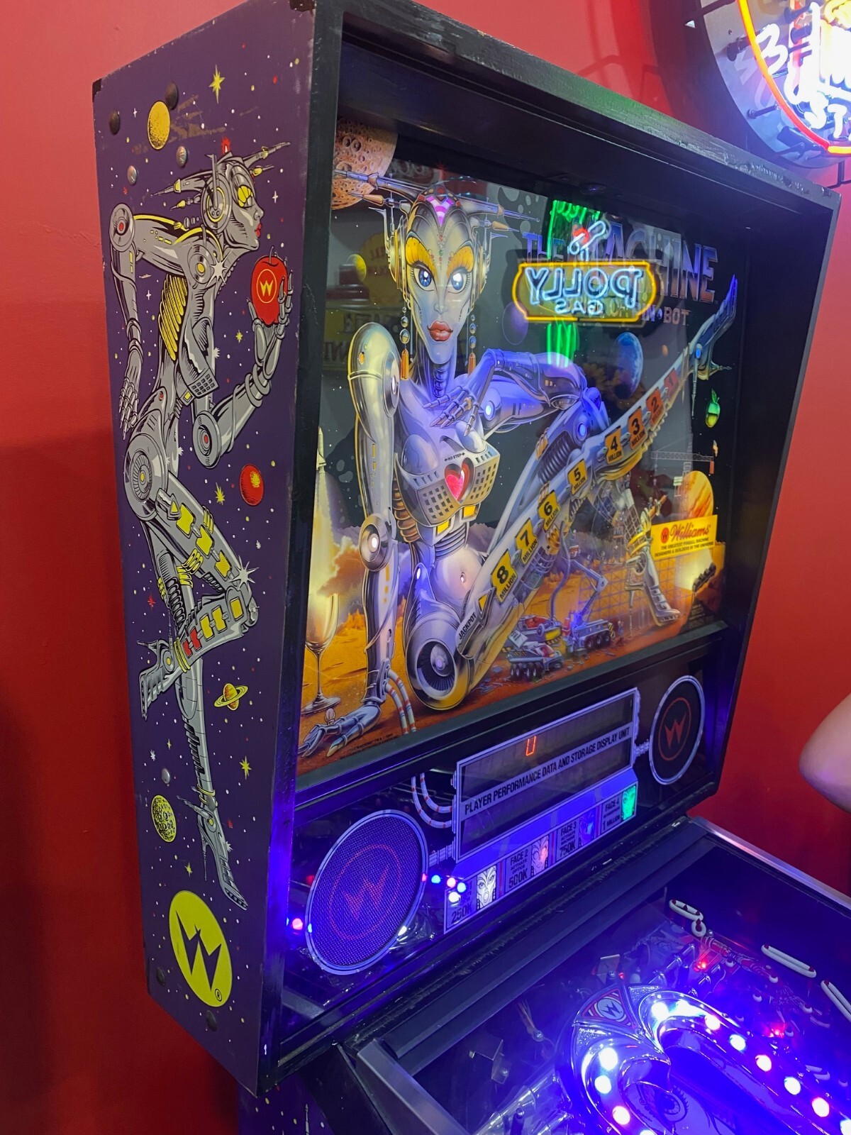 THE MACHINE: BRIDE OF PINBOT PINBALL MACHINE - WILLIAMS PINBALL MACHINE ...