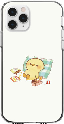 Silicone Case Cover Cute Chook Chilling Sweet Duck Funny Mood Vibe Lazy ...