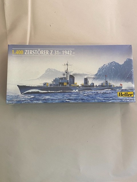 Heller 1/400 Zerstorer Z31 1942 German Destroyer #81010 for sale online ...