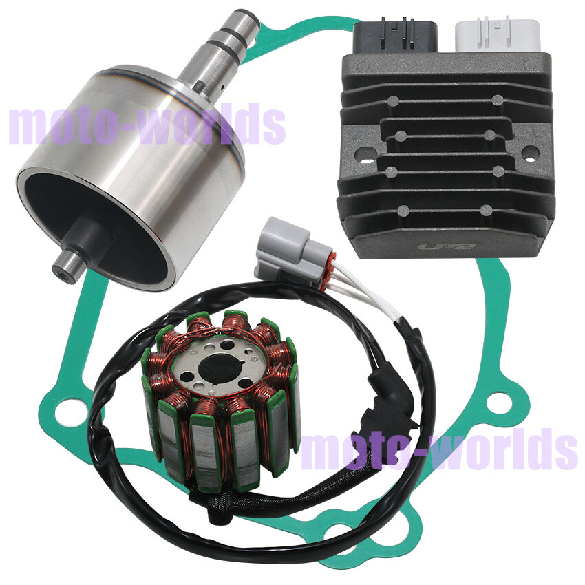 Stator Flywheel+Stator Coil＆Voltage Regulator+Gasket for Yamaha YZF R1 ...