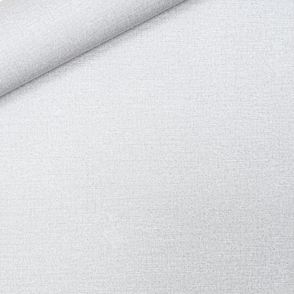 Linen Effect Plain Grey Paste the Paper High Quality Wallpaper Woven ...