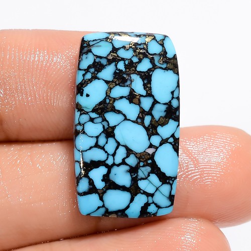 Stabilized Turquoise Radiant Shape Cabochon Gemstone 13 Ct. 23X13X3 mm ...