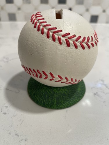 Baseball Ceramic Coin Bank Red Stitching Sports Decor Bank | eBay