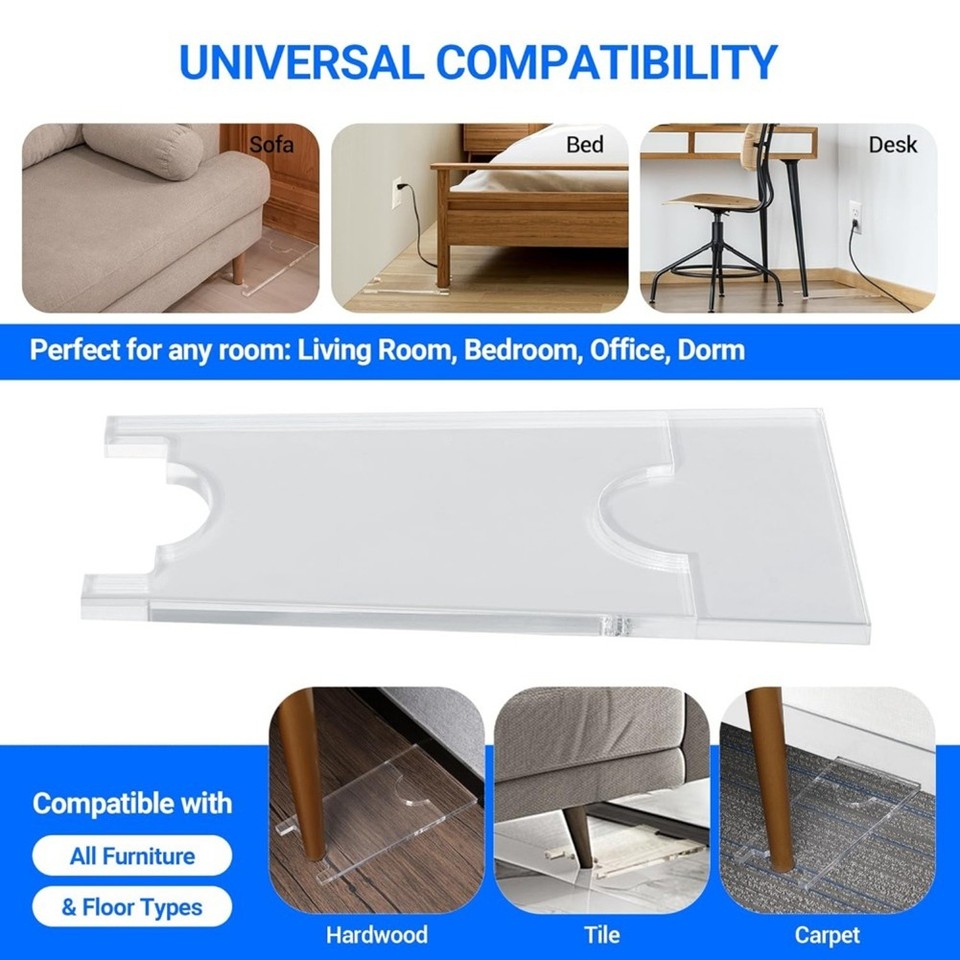 Couch Spacers & Furniture Protectors - Stoppers to Sliding (2-Pack)4574 ...