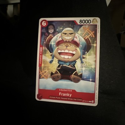EXACT CARD PICTURED Franky OP10-014 Royal Blood One Piece TCG Eng Non-F ...