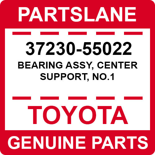 37230-55022 Toyota OEM Genuine BEARING ASSY, CENTER SUPPORT, NO.1 | eBay