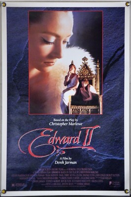EDWARD II ROLLED ORIGINAL ONE SHEET MOVIE POSTER DEREK JARMAN TILDA ...