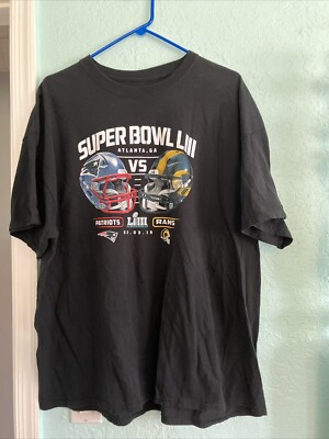 NFL Super Bowl L111 2/4/19 Patriots vs Ram mens 2XL | eBay