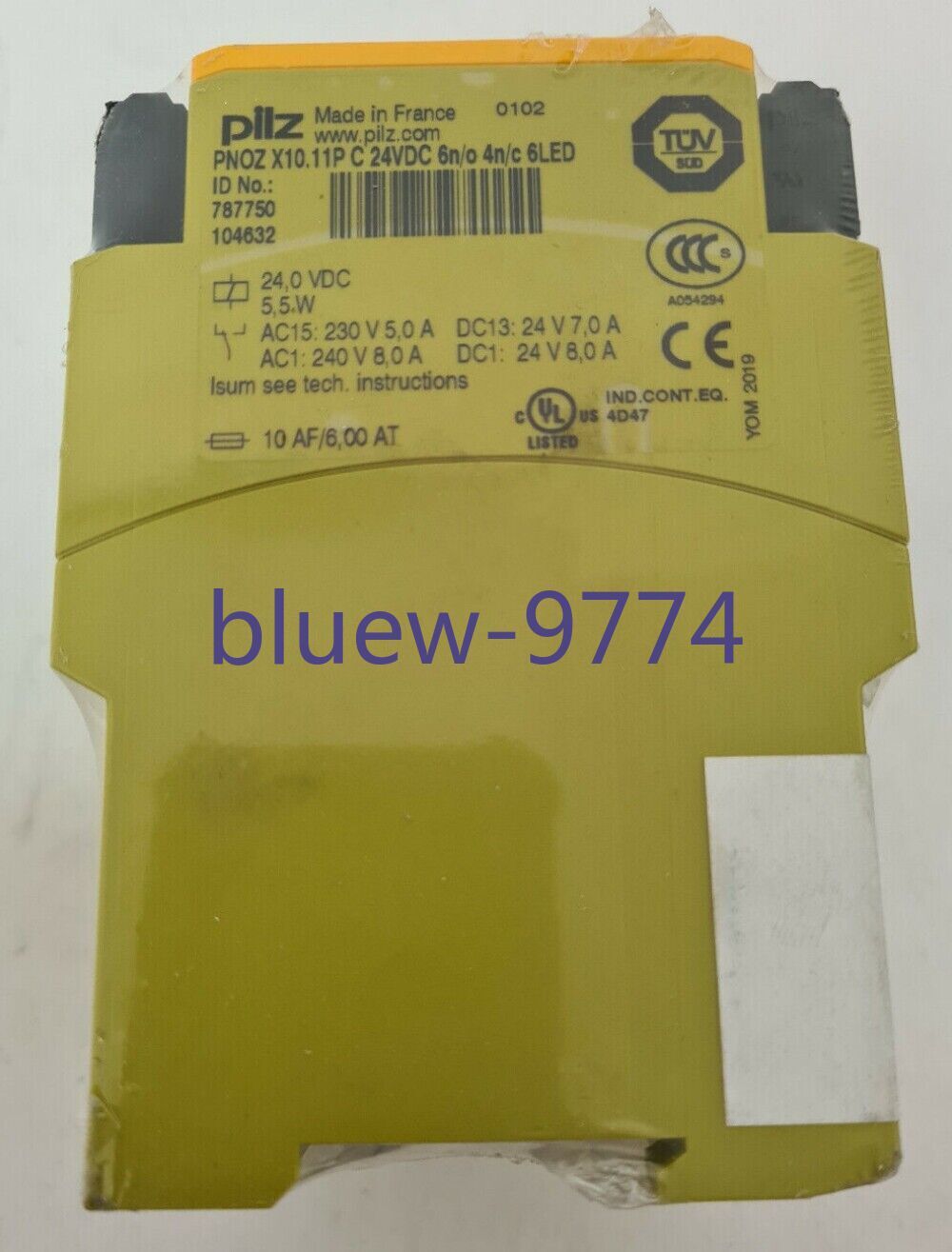 NEW Pilz PNOZ X10.11P C 24VDC 6n/o4n/c 6LED ID 787750 | eBay