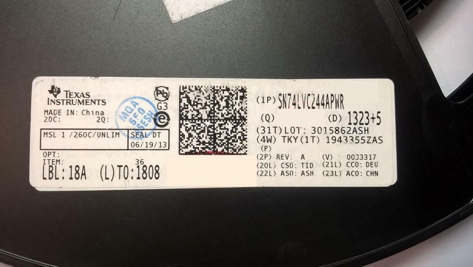 YMX500 Qty 10 pcs SN74LVC244APWR IC Octal Buffer/Driver 3-State 20 ...