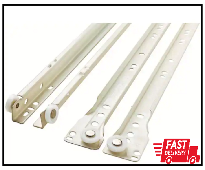 22 In. Self-Closing Bottom Mount Drawer Slide Set 1-Pair (2 Pieces) | eBay