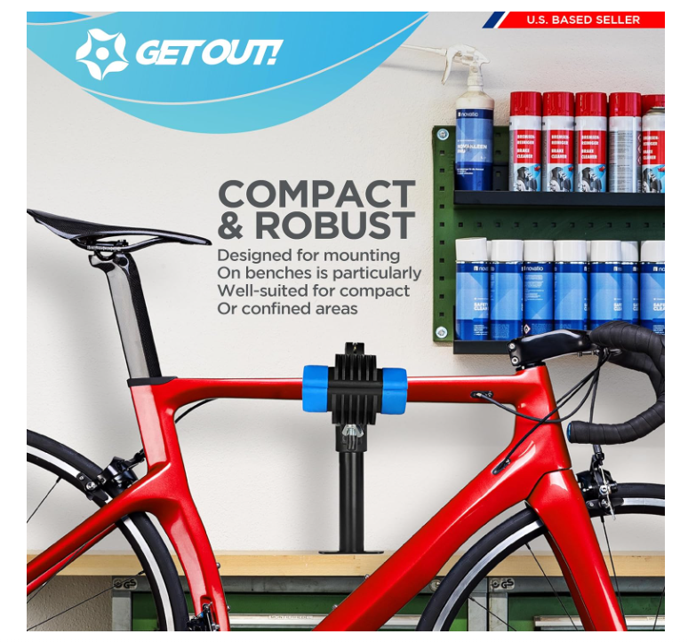 Bike Repair Stand for Maintenance - Wall or Bench Mount Bicycle Repair ...