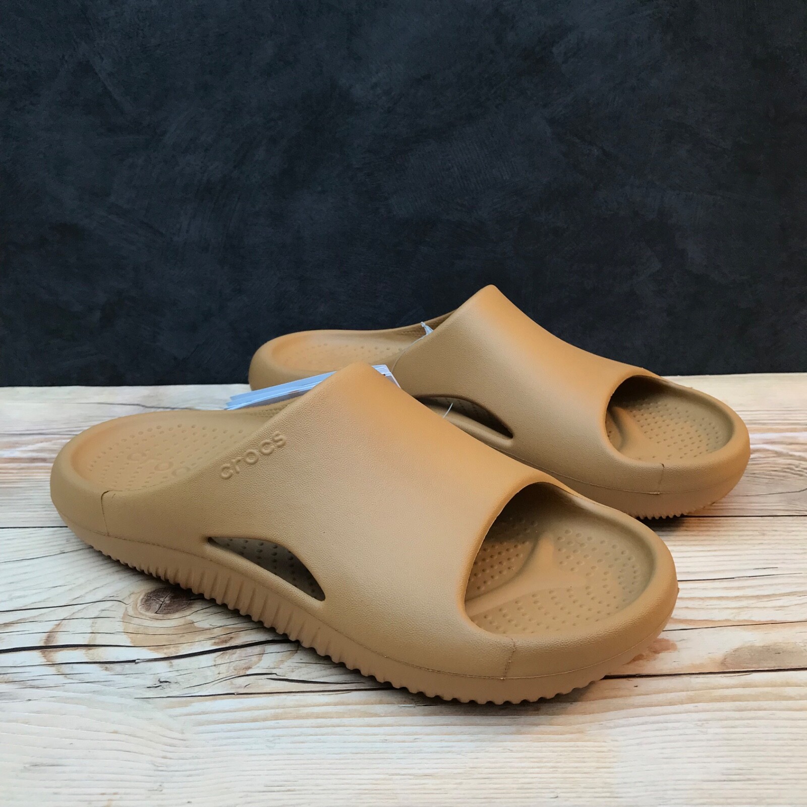 *New* Crocs Mellow Slide Sand (Tan) Select-a-Size | eBay
