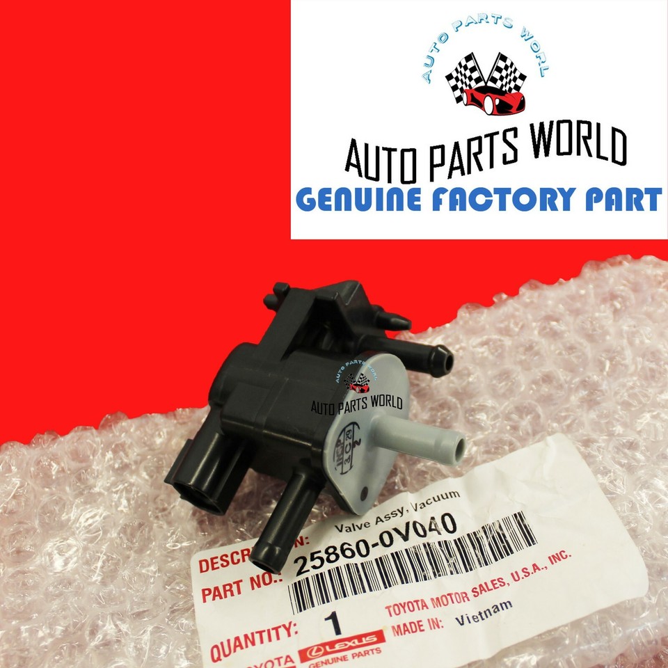 GENUINE TOYOTA 10-17 CAMRY VENZA 2.5L 2.7L VACUUM SWITCHING VALVE 25860 ...