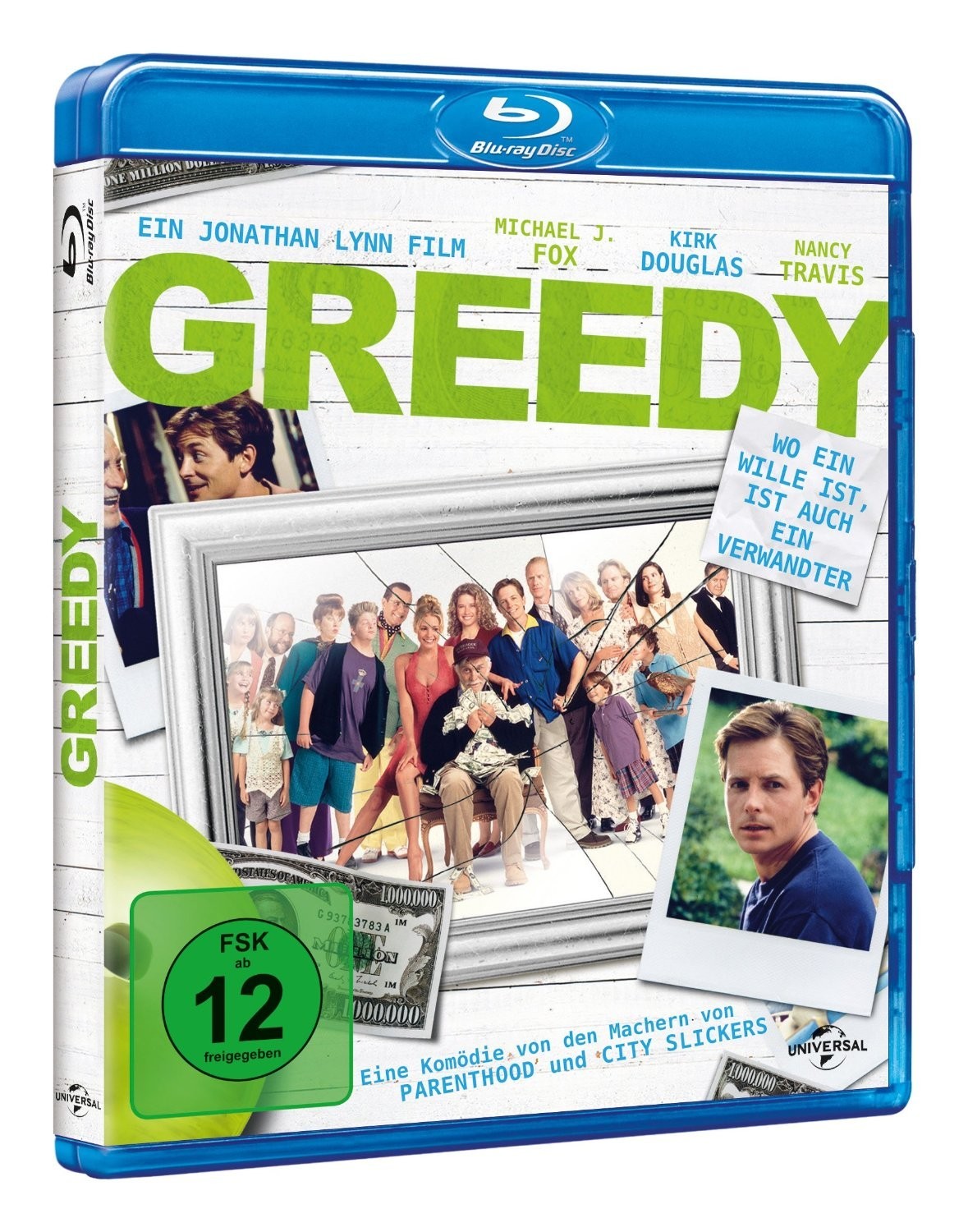 MICHAEL J./DOUGLAS,KIRK/TRAVIS,NANCY FOX - GREEDY BLU-RAY NEU LYNN ...