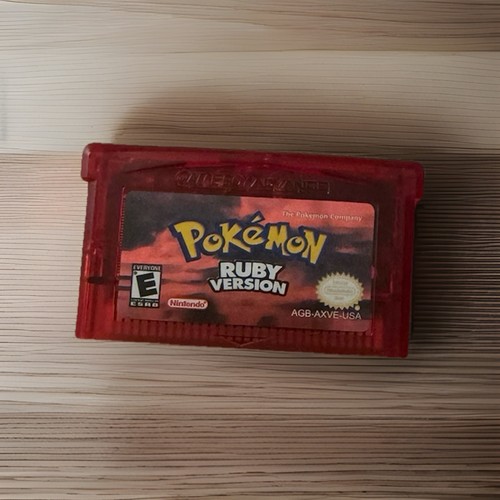 Pokemon Ruby Version - Game Boy Advance (GBA) - Tested / Saves | eBay