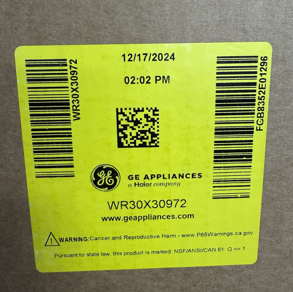 Genuine OEM GE Appliance WR30X30972 Ice Maker Assembly, Refrigerator | eBay