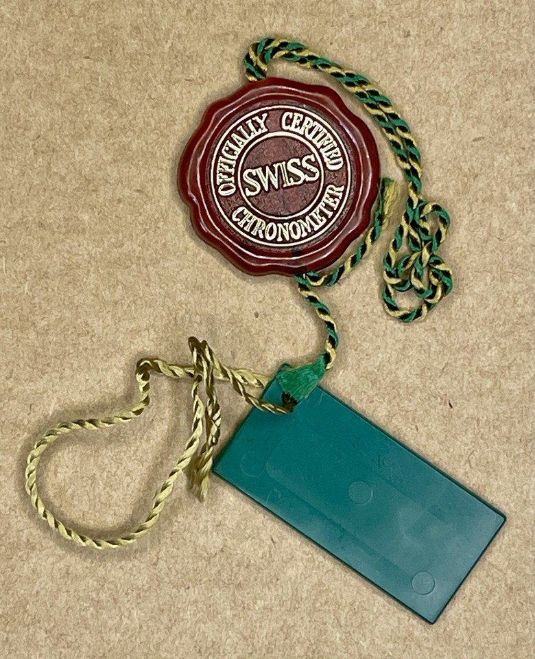 ROLEX Green Swing Tag Red Seal for FULL SET EXPLORER 16550 Transitional ...
