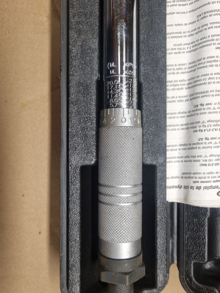 POWERFIX TORQUE WRENCH 42 Nm to 210 Nm USED - 1/2" DRIVE - EXCELLENT ...