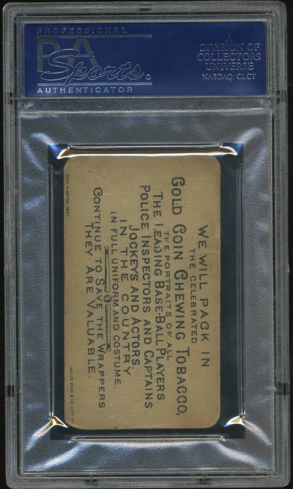 1887 N284 Buchner Gold Coin Jockeys - George Quantrell - PSA 2 Good | eBay