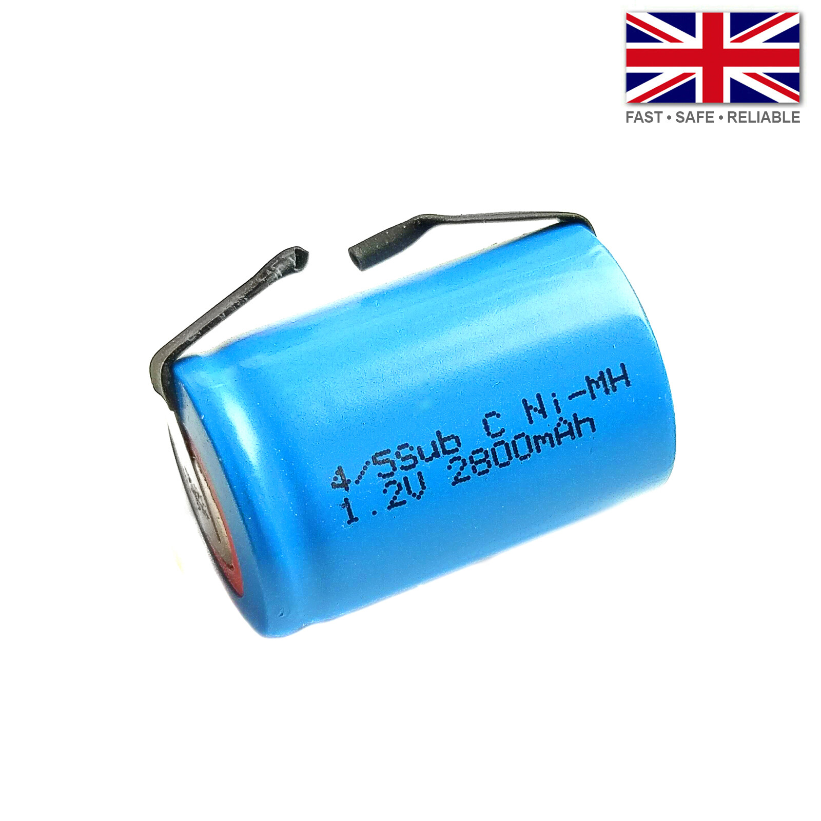 1.2V 4/5 Sub C Tabbed Ni-MH Rechargeable Battery: Razor / Tools - 1.2V ...