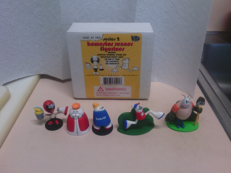 Homestar Runner 2004 Figure Figurine Collection Series Set 1 2 3100 ...