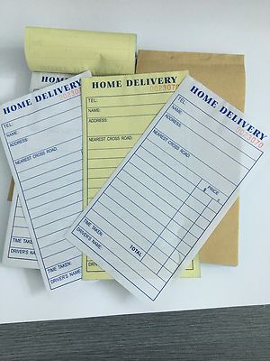100 LARGE DELIVERY Docket Books. Carbonless Duplicate Special Offer IN ...